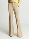 Reiss Devon Wool Blend Flared Trousers - REISS