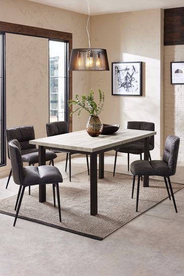 Buy Bronx Oak Effect Dining Table from the Next UK online shop