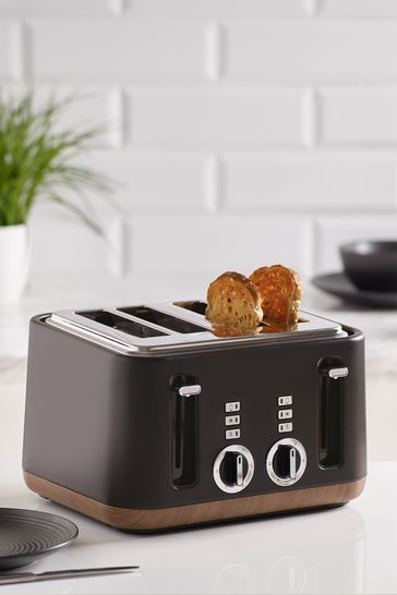 Buy Bronx Wood Effect 4 Slot Toaster from the Next UK online shop