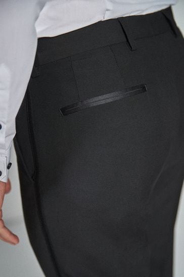 Buy Tape Detail Regular Fit Tuxedo Suit Trousers from Next USA Buy Tape Detail Regular Fit Tuxedo Suit Trousers from Next USA