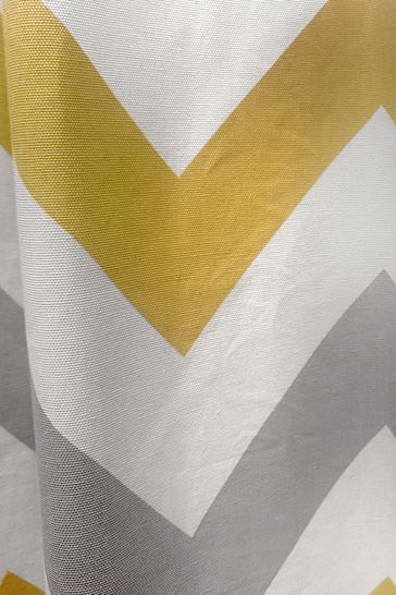 Yellow And White Chevron Curtains Buy Fusion Chevron Fully Lined