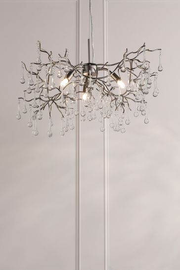 Buy Laura Ashley Willow Crystal Ceiling Light from the Laura Ashley ...