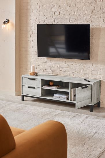 Buy Bronx Oak Effect TV Unit from the Next UK online shop