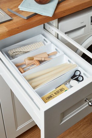 Buy Wham Set of 4 Studio Rectangle Plastic Storage Baskets from the ...