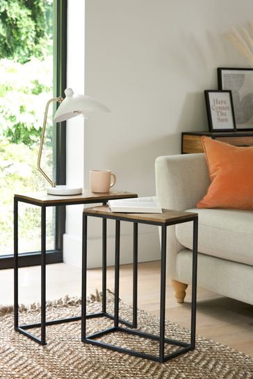 Buy Jefferson Pine Nest Of Tables from the Next UK online shop