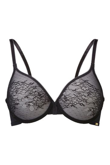 Buy Gossard Glossies Black Lace Moulded Bra from the Next UK online shop