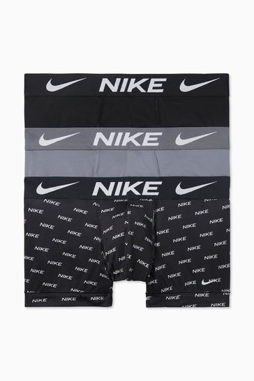 Buy Nike Grey DRI-Fit Essential Micro Trunks 3 Pack from the Next UK ...
