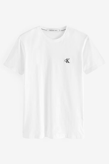 Buy Calvin Klein White Essential Slim T-Shirt from the Next UK online shop