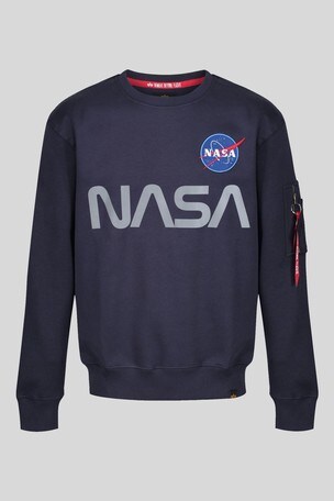 Buy Alpha Industries NASA Reflective Sweater from the Next UK online shop