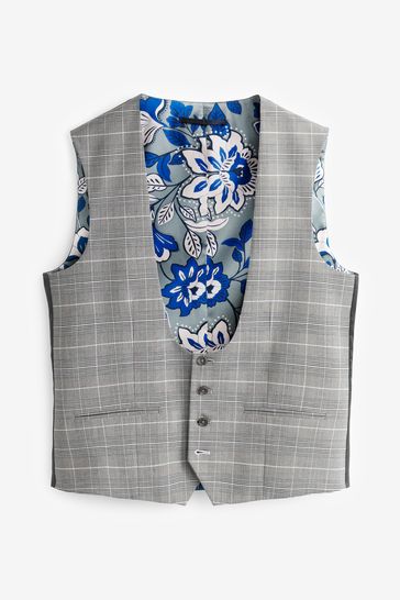 Buy Check Suit: Waistcoat from Next Ireland