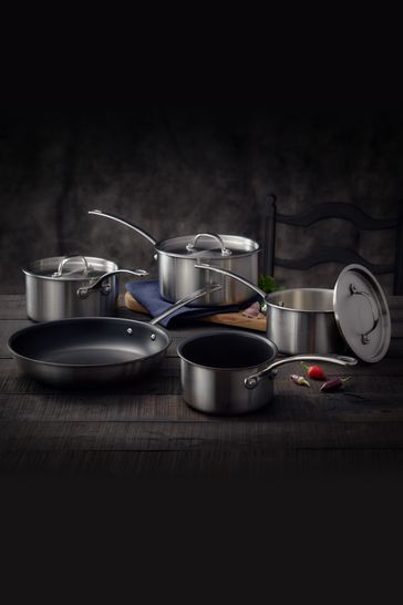 Buy Stellar Eclipse 5 Piece Saucepan Set from the Next UK online shop