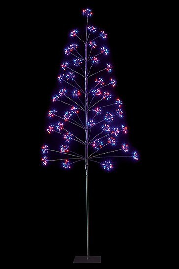 Buy Premier Decorations Ltd Christmas MicroBright Black Tree Rainbow ...