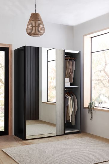 Buy Bronx Collection Luxe Oak Effect Wardrobe from the Next UK online shop
