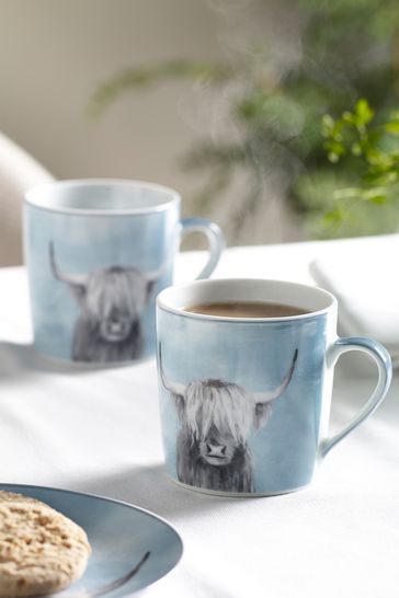 Buy Set of 2 Hamish The Highland Cow Mugs from Next Australia