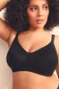Buy Black Total Support Full Cup Non Wire Cotton Bra from the Next UK ...
