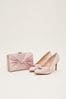 Buy Phase Eight Pink Satin Knot Front Box Clutch from the Next UK ...