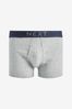Buy Grey/Navy 4 pack A-Front Pure Cotton Boxers from the Next UK online ...