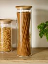 Buy Clear Glass Pasta Jar with Bamboo Lid from the Next UK online shop