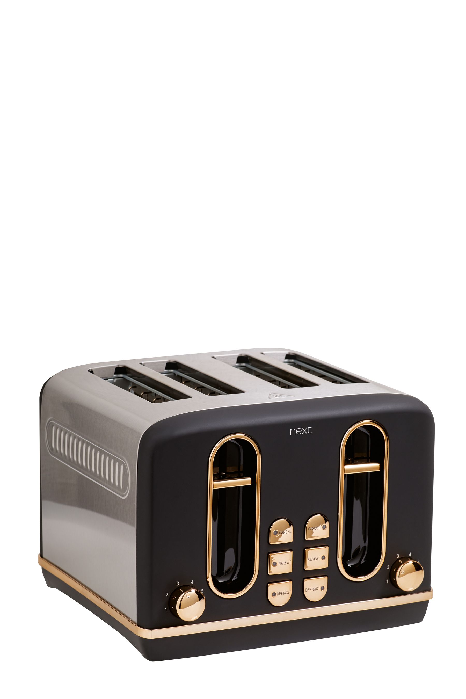 Buy Black/Copper Electric 4 Slice Toaster from the Next UK online shop