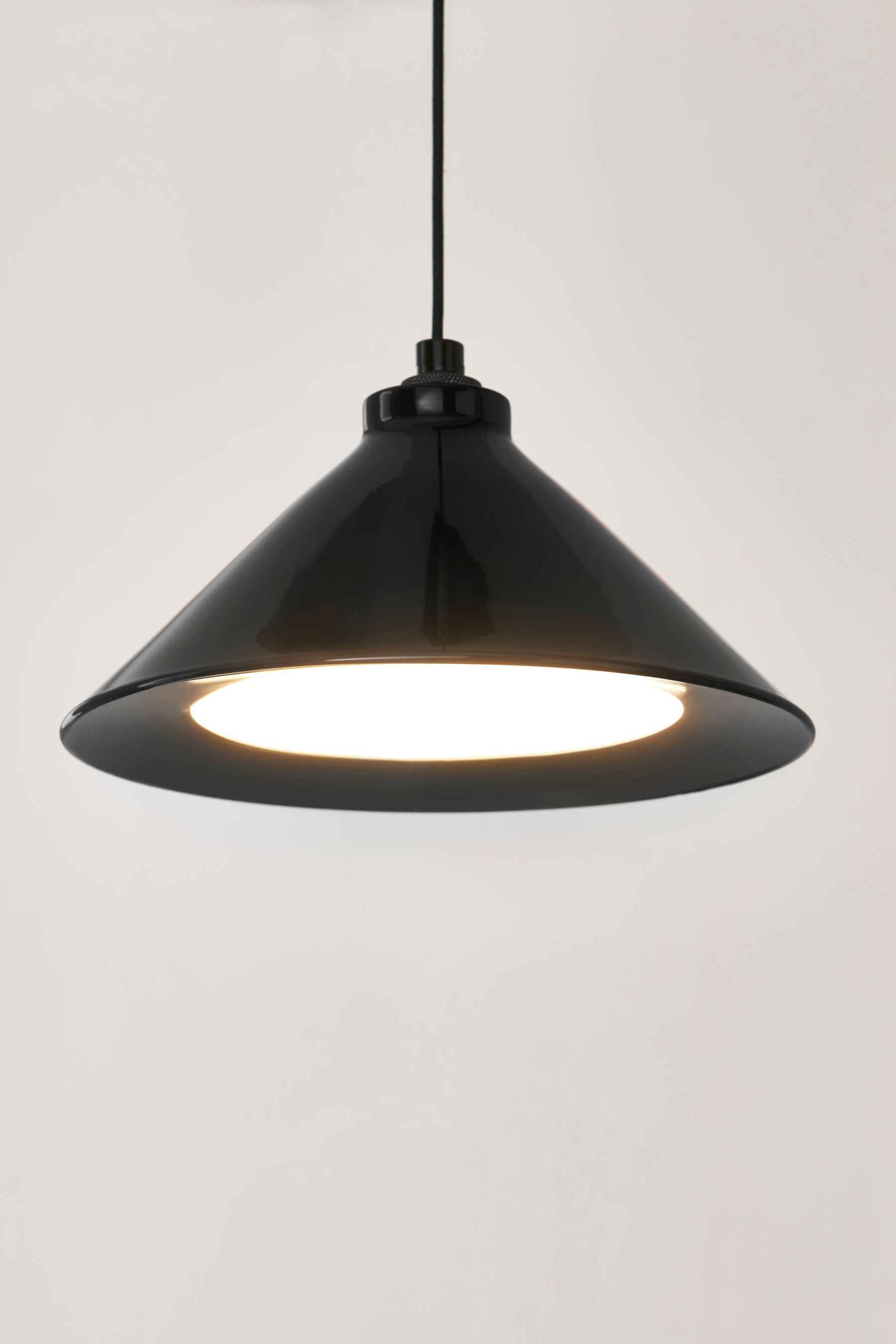Buy Jasper Conran London Black 3 Light Triangle Pendant Ceiling Light ...