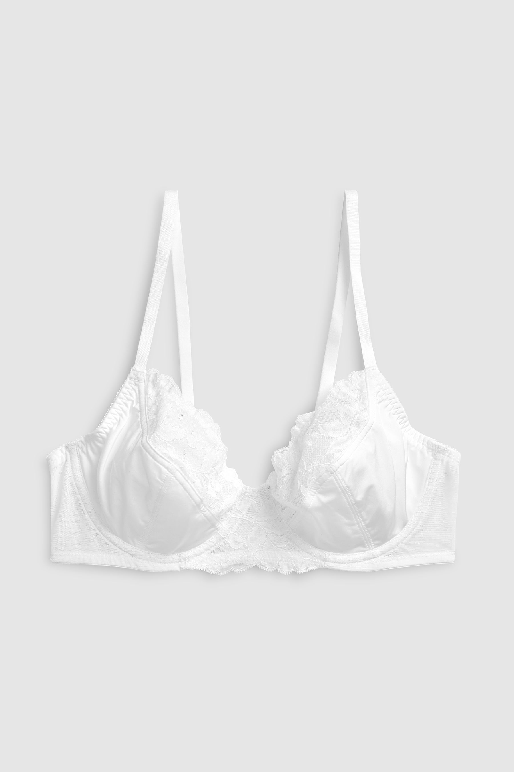 Buy Black/White Non Pad Full Cup Bras 2 Pack from the Next UK online shop