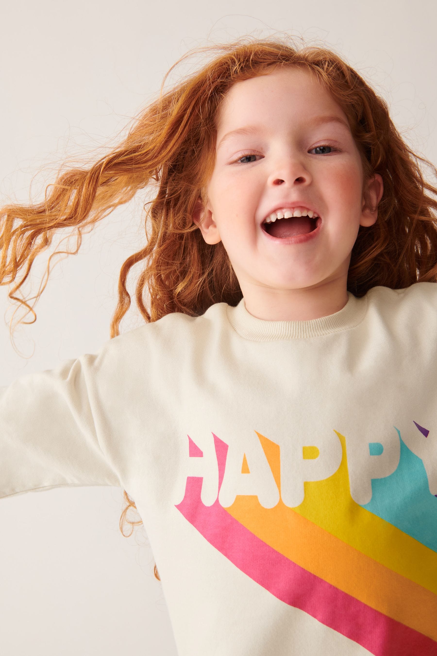 Buy Little Bird by Jools Oliver Multi Ecru Happy Floral 2-in-1 Sweater ...