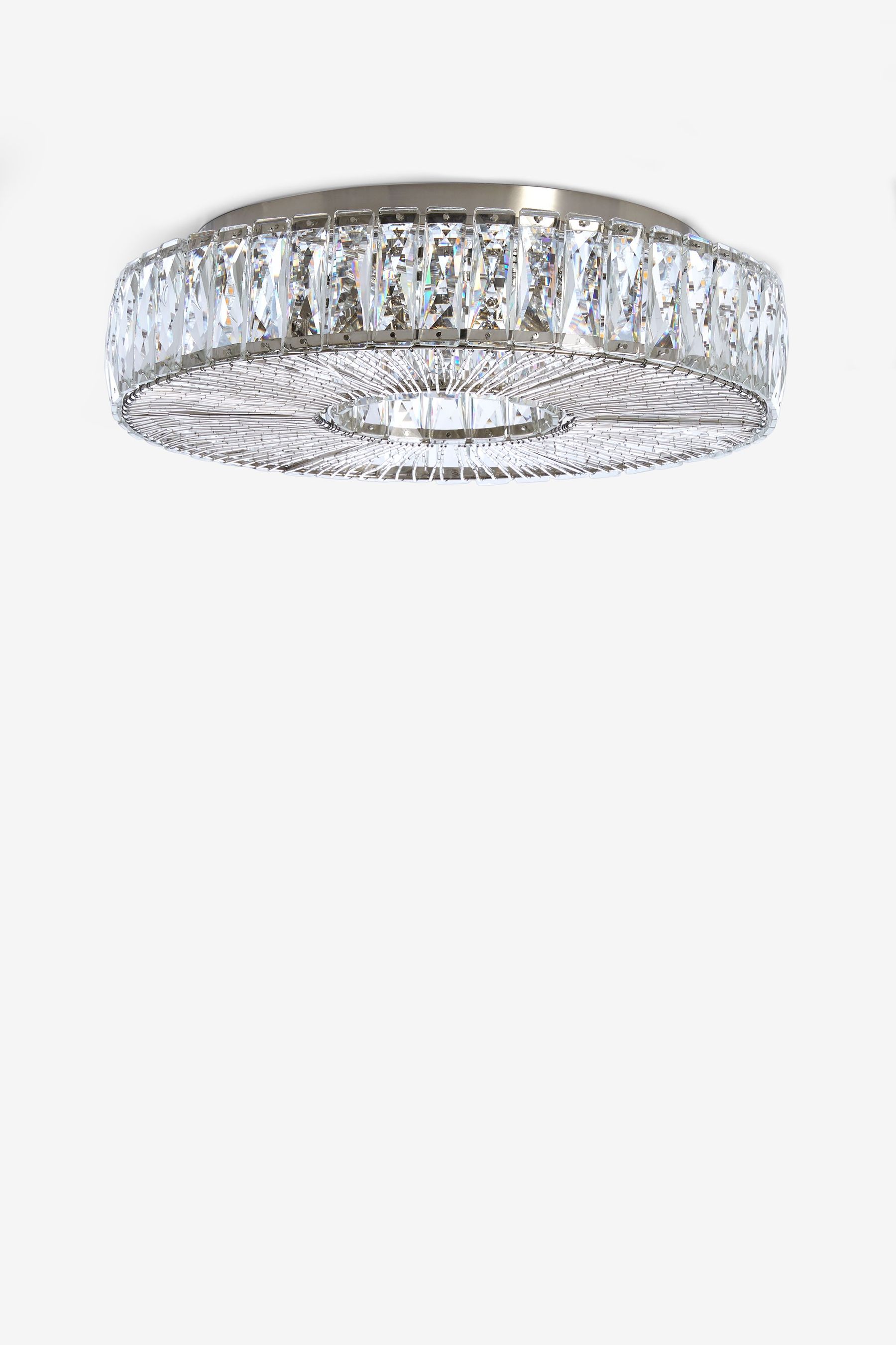 Buy Clear Aria Large Flush Fitting Ceiling Light from Next Ireland