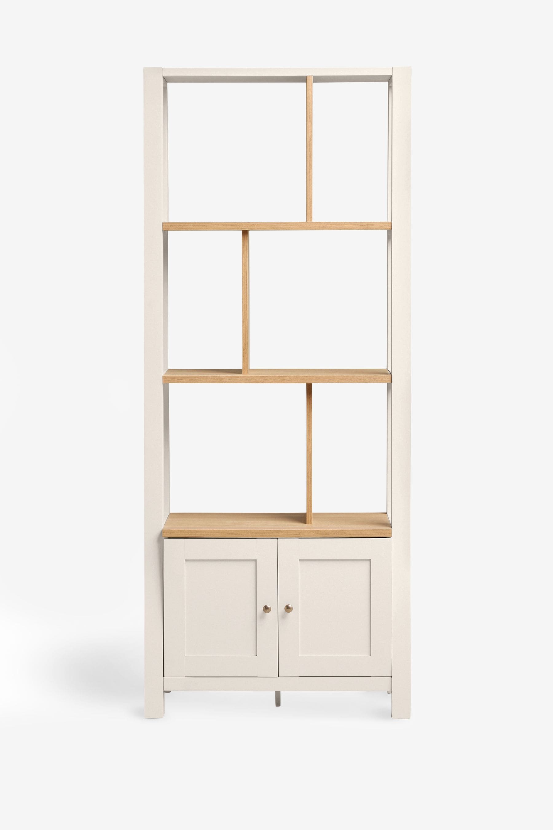 Buy Cream Malvern Oak Effect Storage Ladder Shelf from the Next UK ...