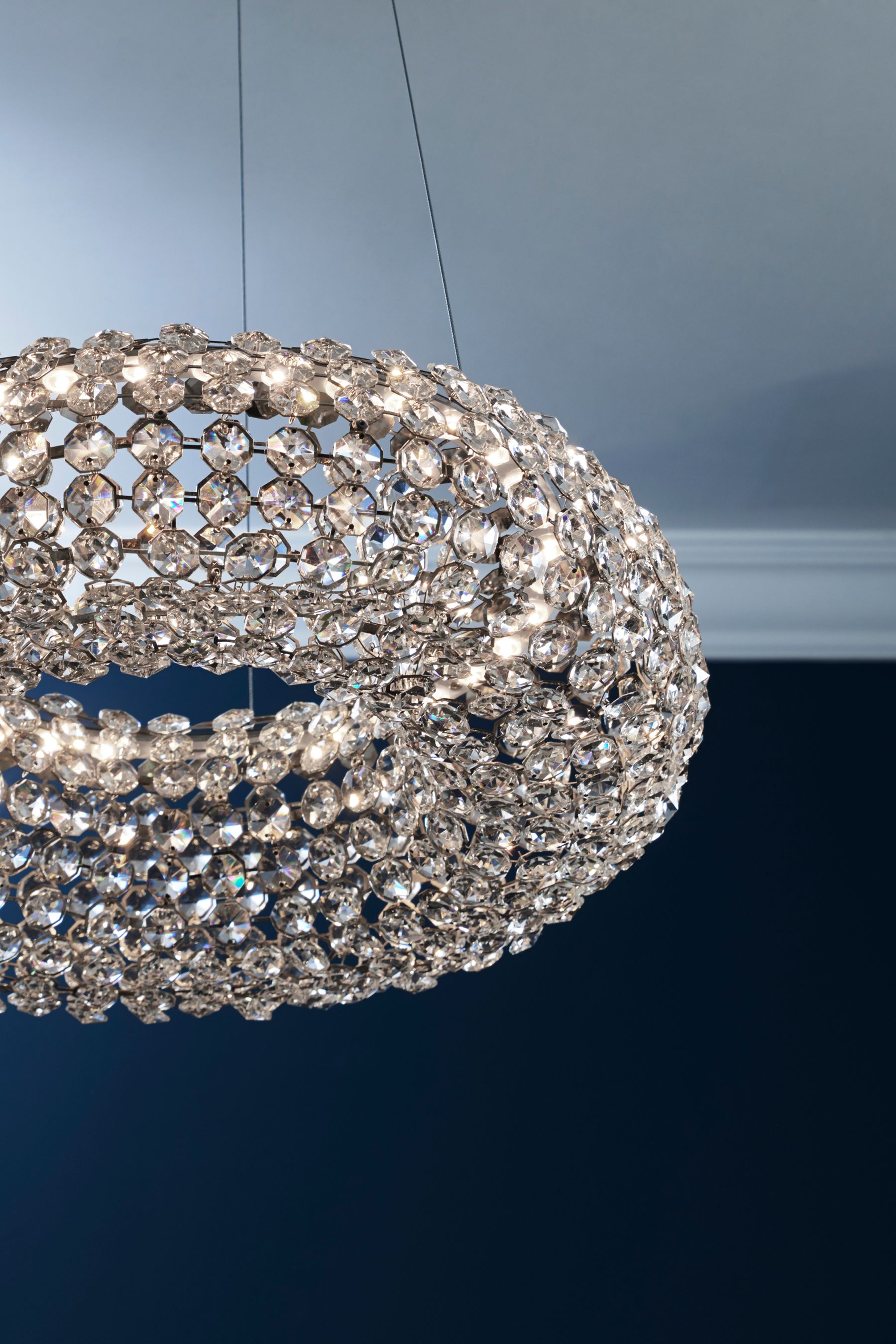 Buy Chrome Torus Chandelier from the Next UK online shop