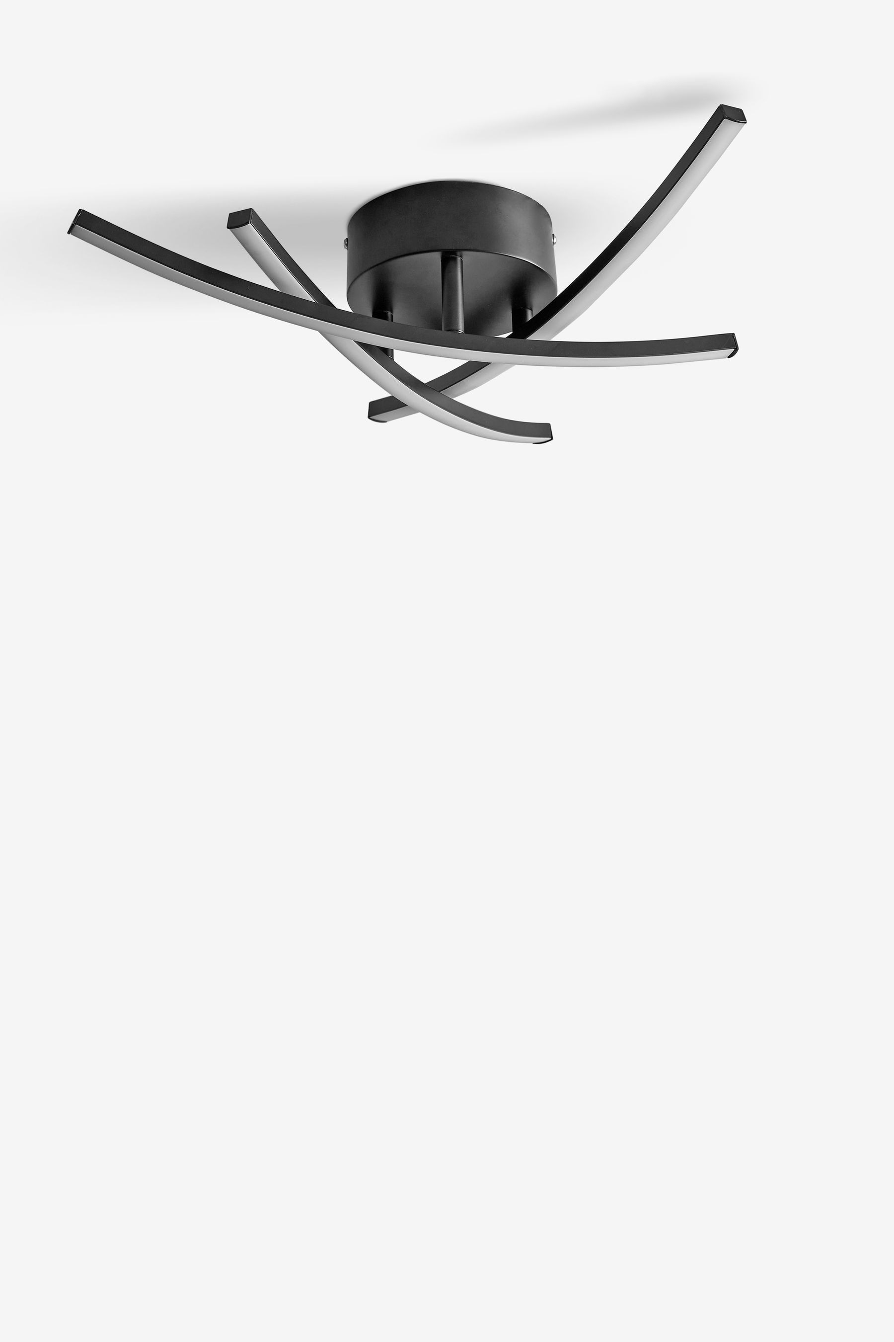 Buy Black Amari LED Flush Ceiling Light from Next Ireland