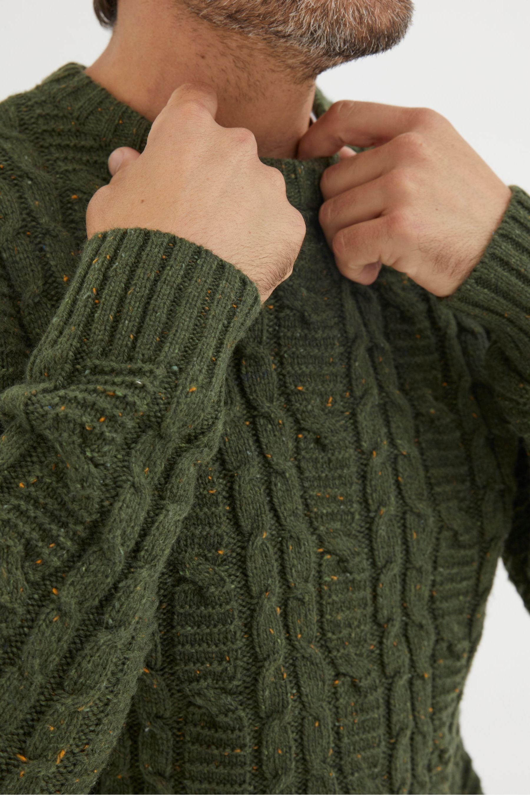 Buy FatFace Funtley Cable Crew Jumper from Next Ireland