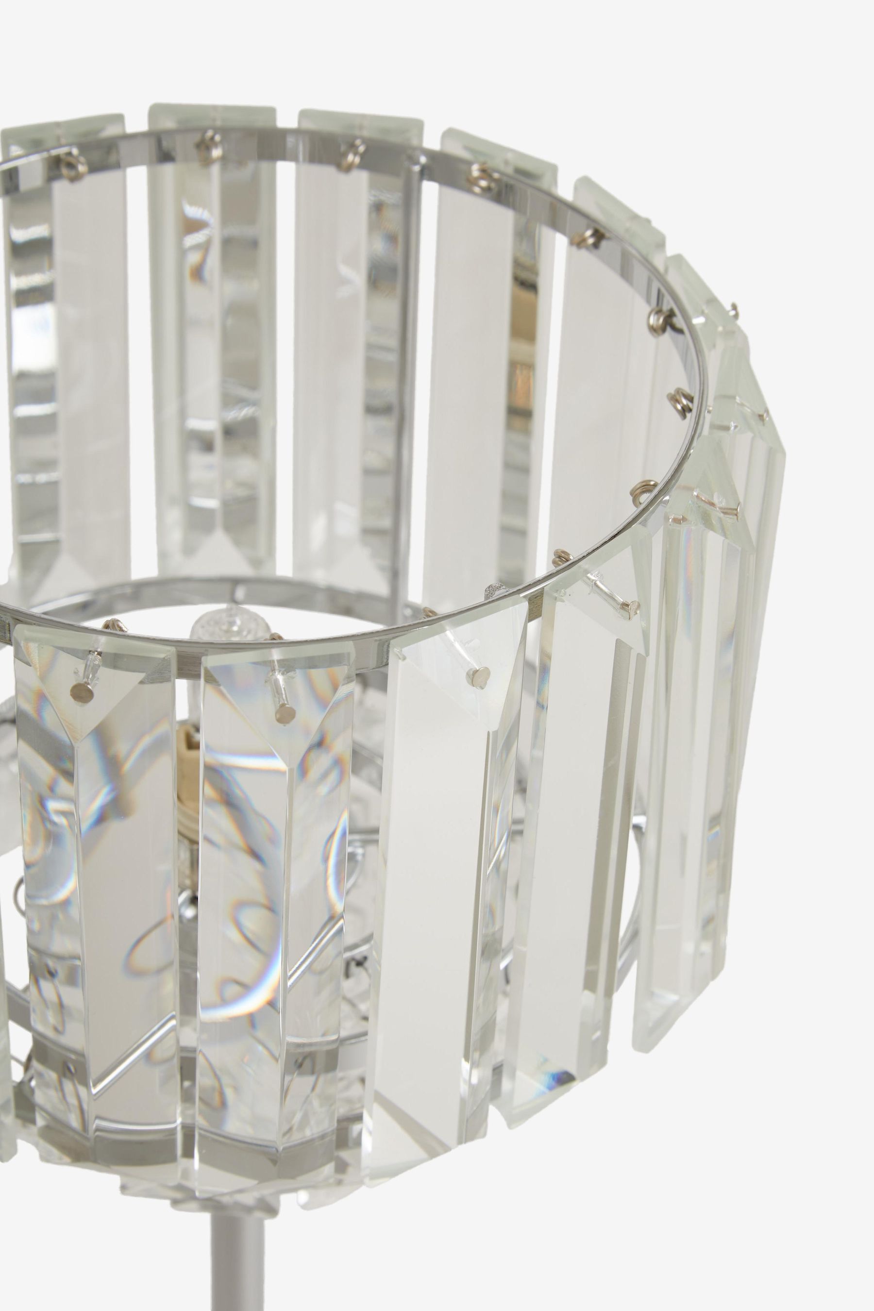 Buy Laura Ashley Chrome Vienna Crystal Table Lamp from the Next UK ...