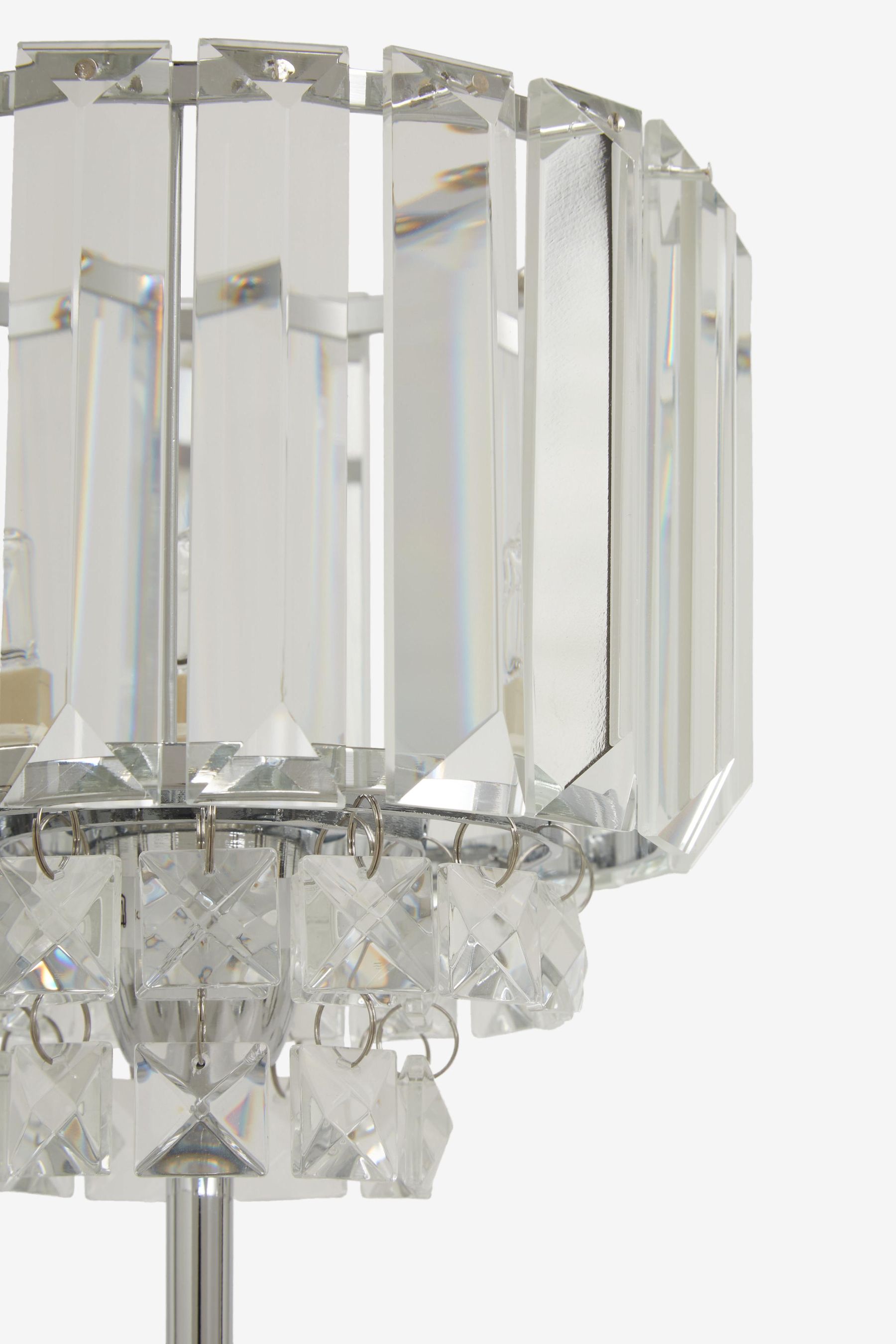 Buy Laura Ashley Chrome Vienna Crystal Table Lamp from the Next UK ...
