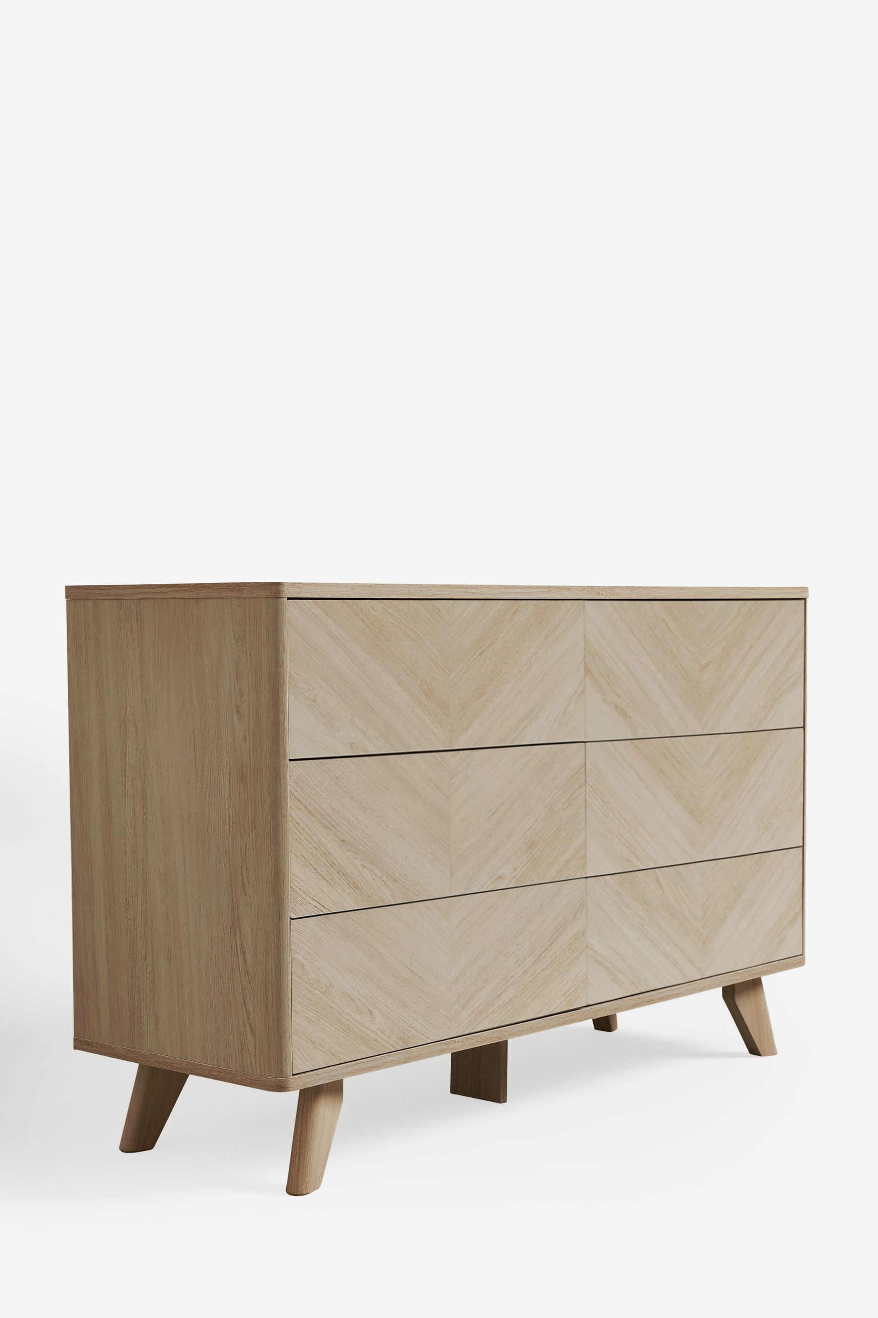 Buy Natural Anderson Oak Effect 6 Drawer Chest of Drawers from the Next ...