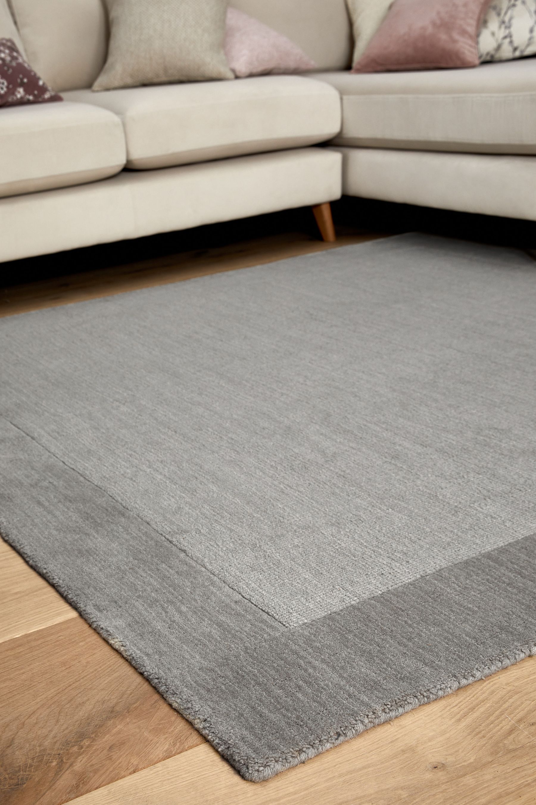 Buy Pebble Grey Darcy Rug from the Next UK online shop