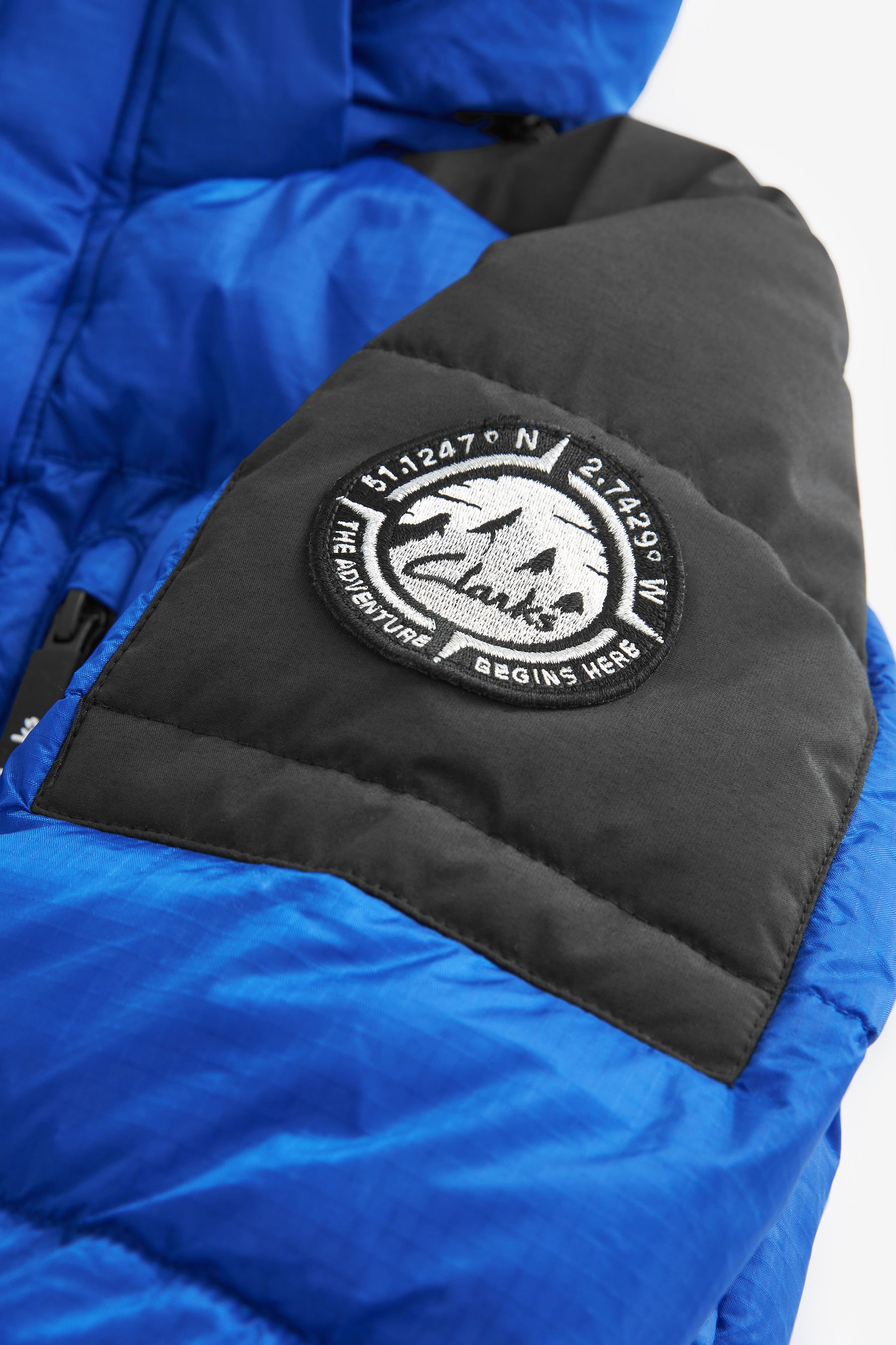 Buy Clarks Blue Short Padded Coat from the Next UK online shop
