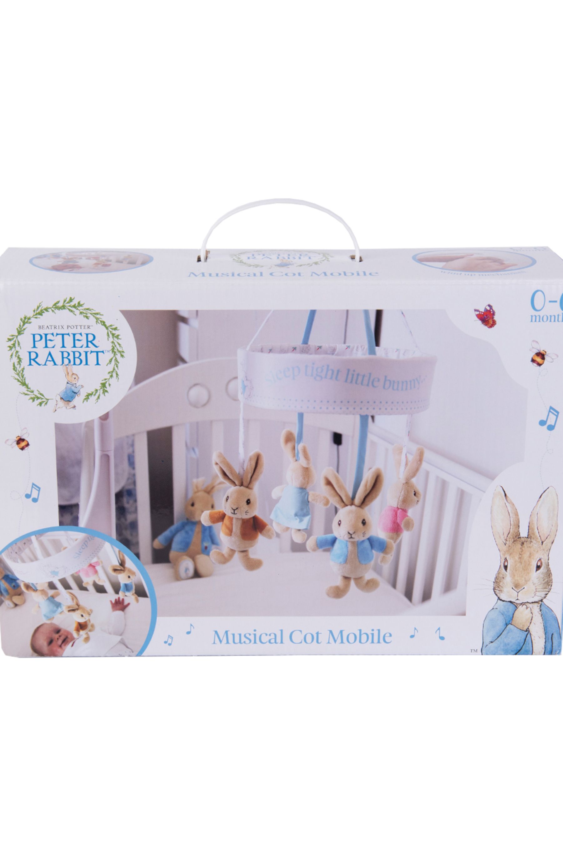 Buy Rainbow Designs Blue Peter Rabbit Musical Cot Mobile from the Next ...