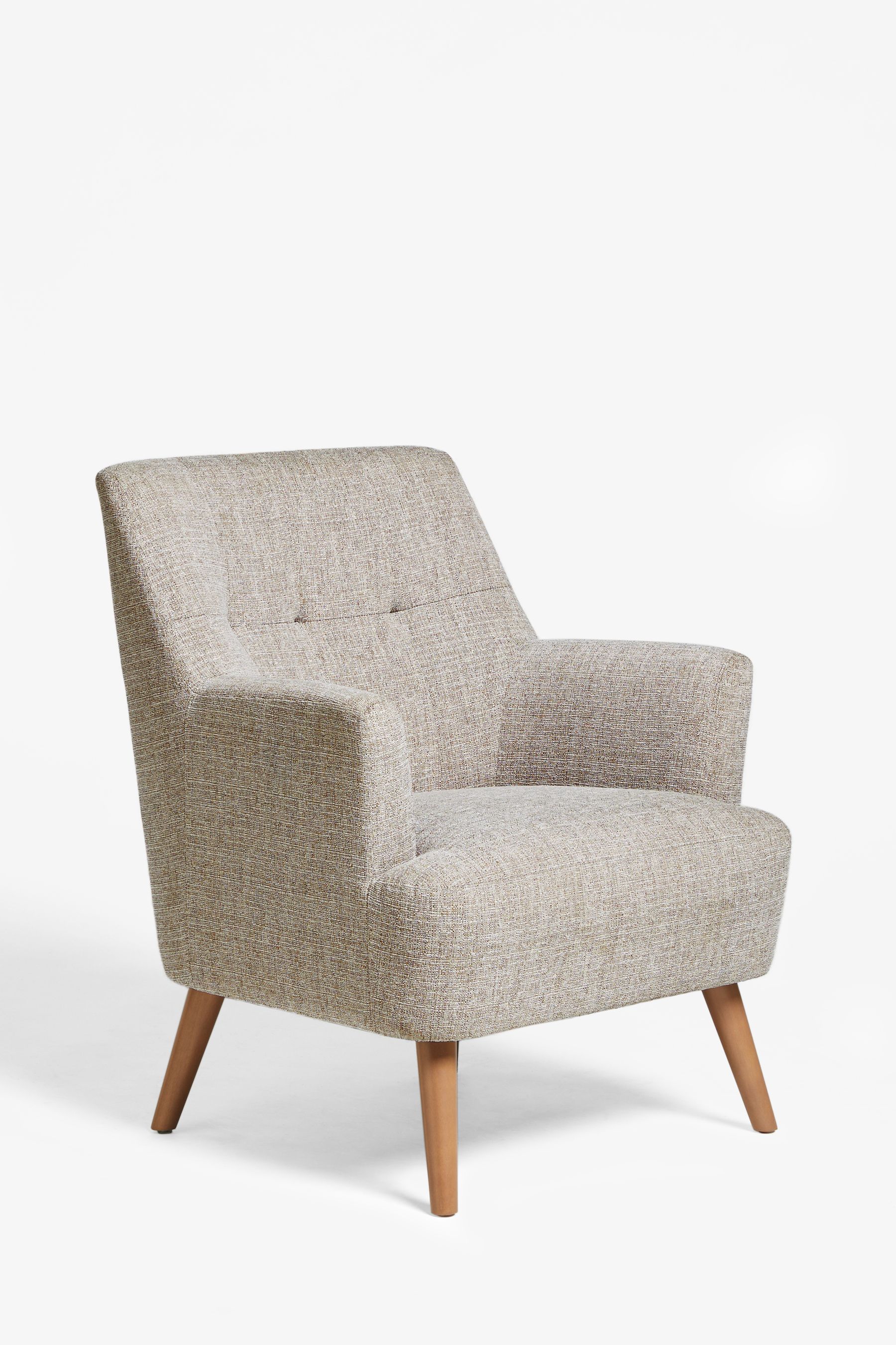 Buy Tweedy Plain Mid Natural Carter Armchair from the Next UK online shop