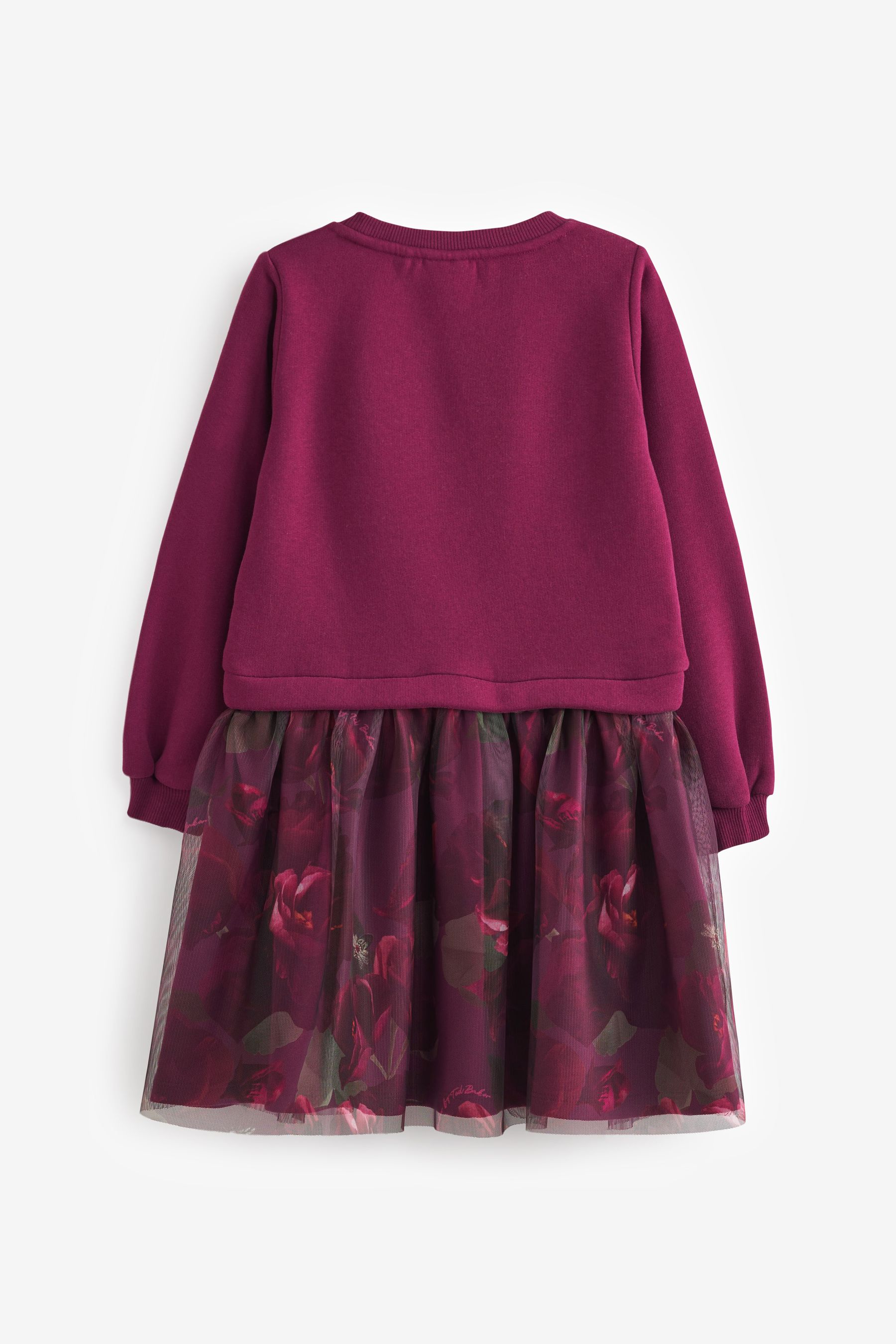Buy Baker by Ted Baker Plum Purple Burgandy Mockable Dress from Next ...