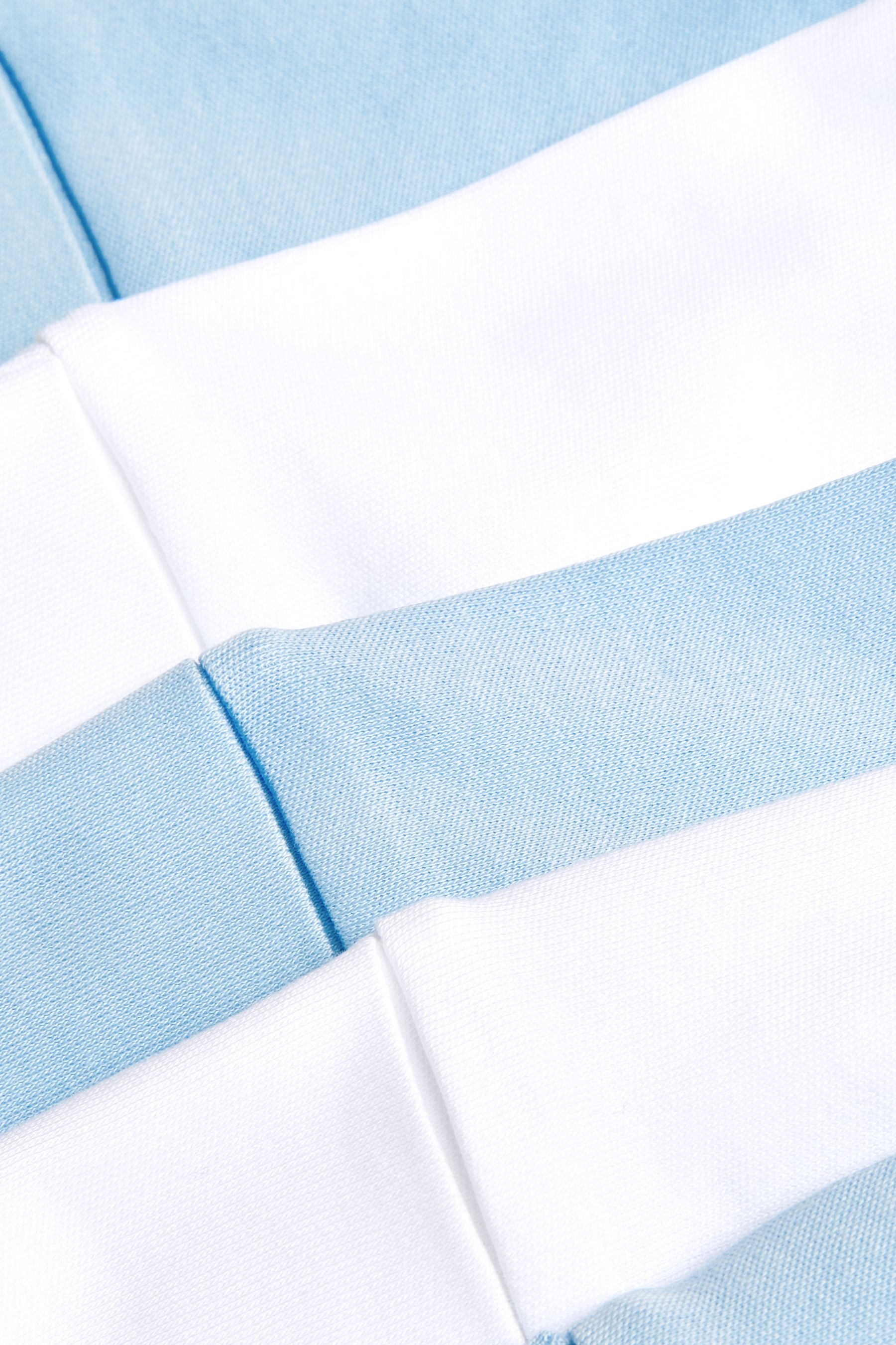 Buy Blue/White 5 Pack Essentials Baby Sleepsuits (0-2yrs) from the Next ...