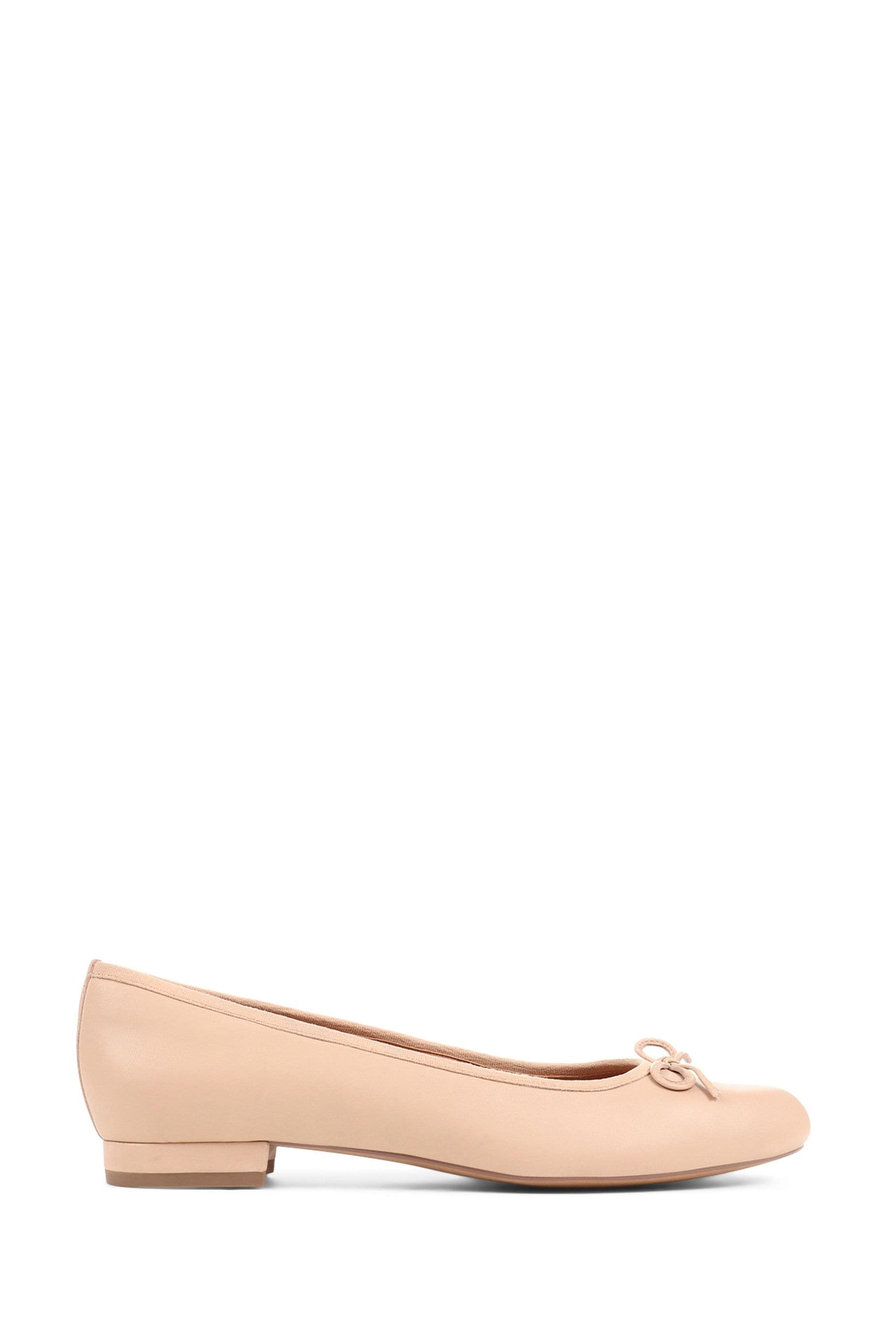 Buy Jones Bootmaker Cream Soleil Leather Low Ballet Shoes from the Next ...