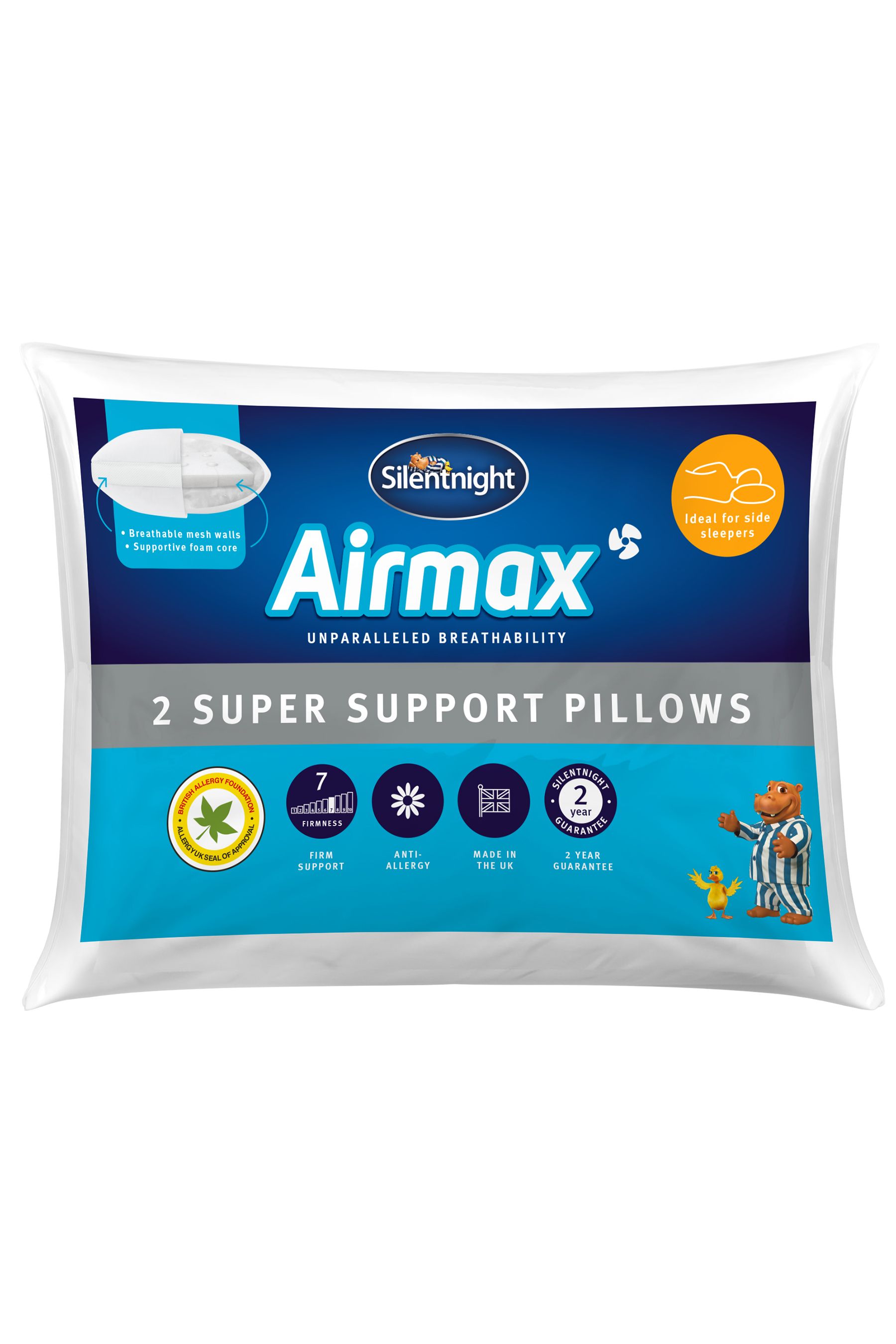 Buy Silentnight 2 Pack Airmax Super Support Pillows from the Next UK ...