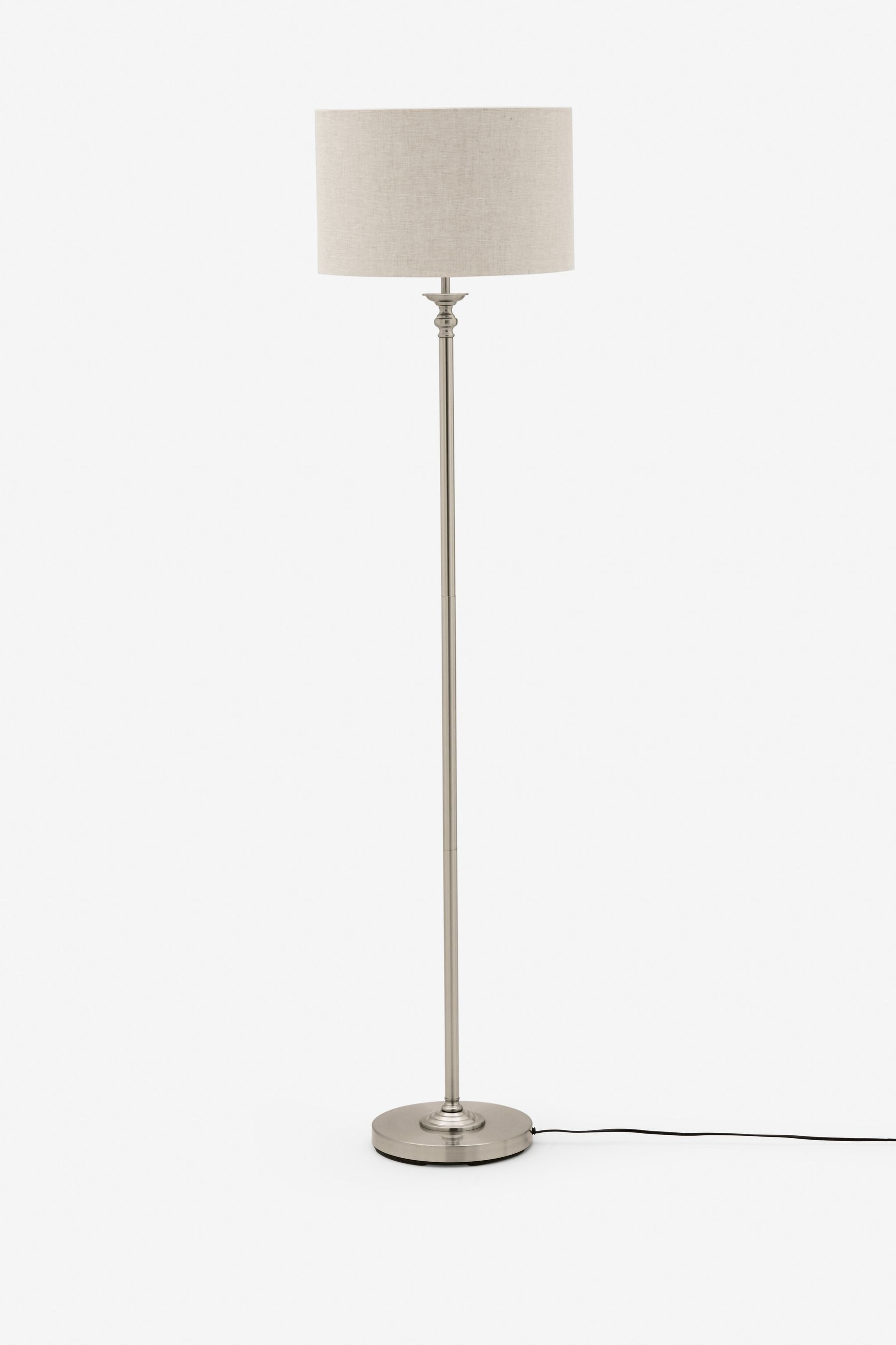 Buy Brushed Chrome Burford Floor Lamp from the Next UK online shop
