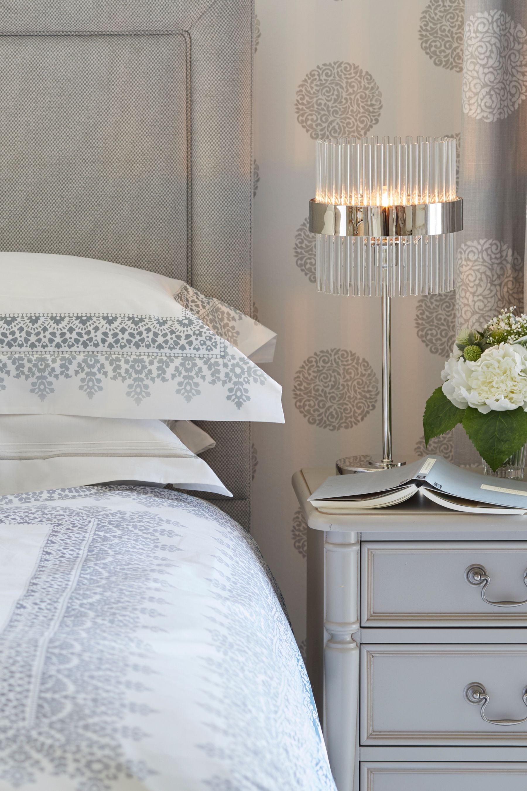Buy Laura Ashley Clifton 3 Drawer Bedside Table from the Next UK online ...