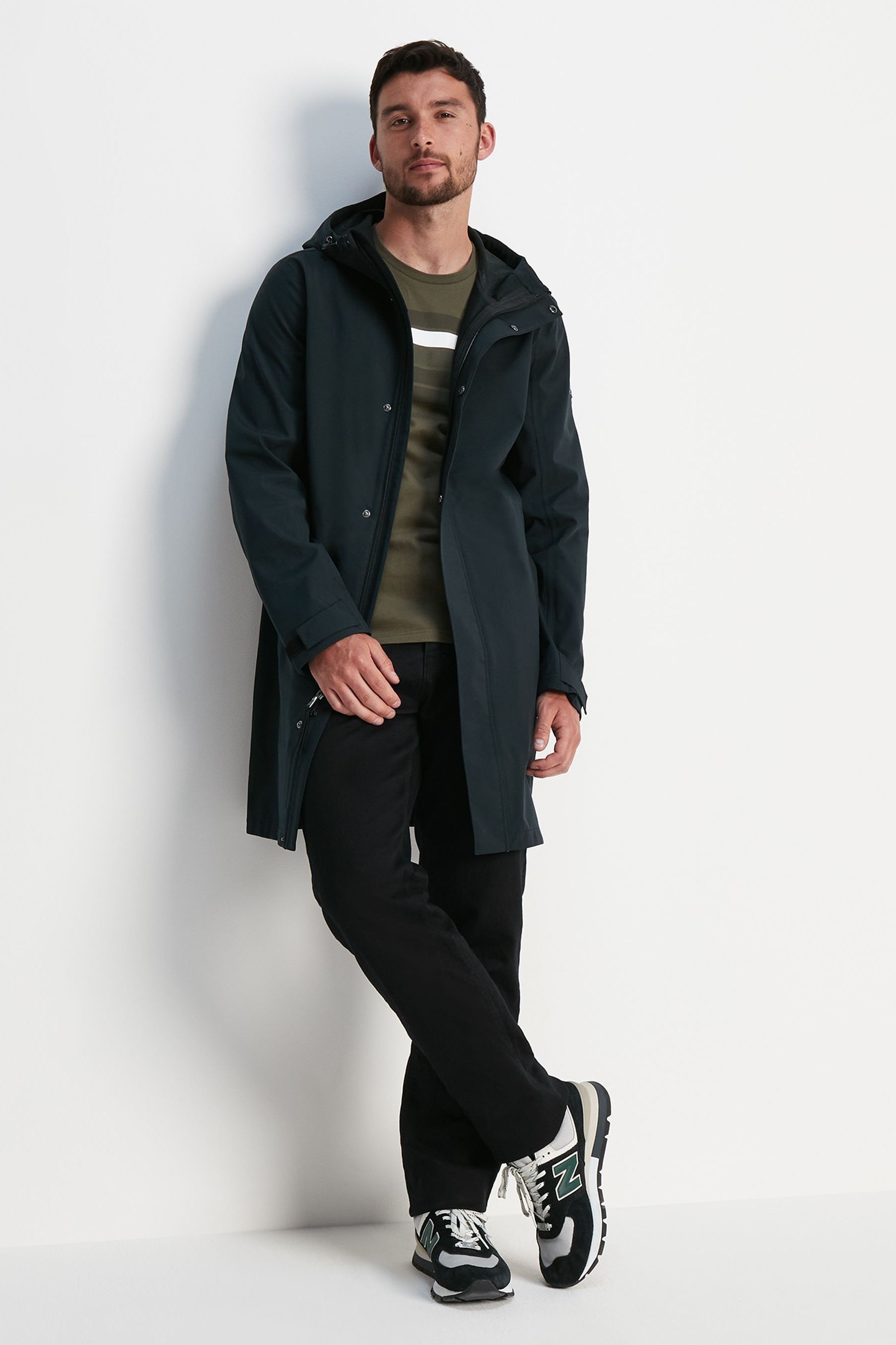 Buy Tog 24 Black Glenton Long Waterproof Coat from the Next UK online shop