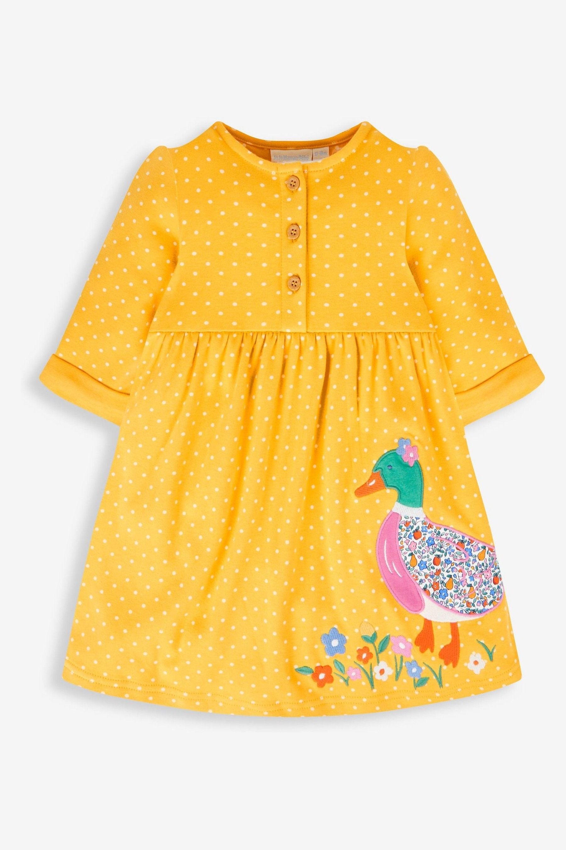 Buy JoJo Maman Bébé Appliqué Button Front Dress from Next USA