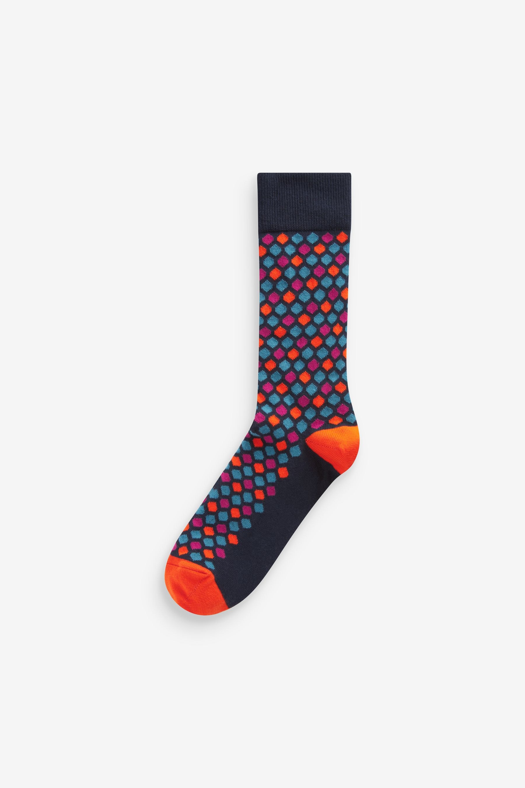 Buy 8 Pack Pattern Socks from Next Australia