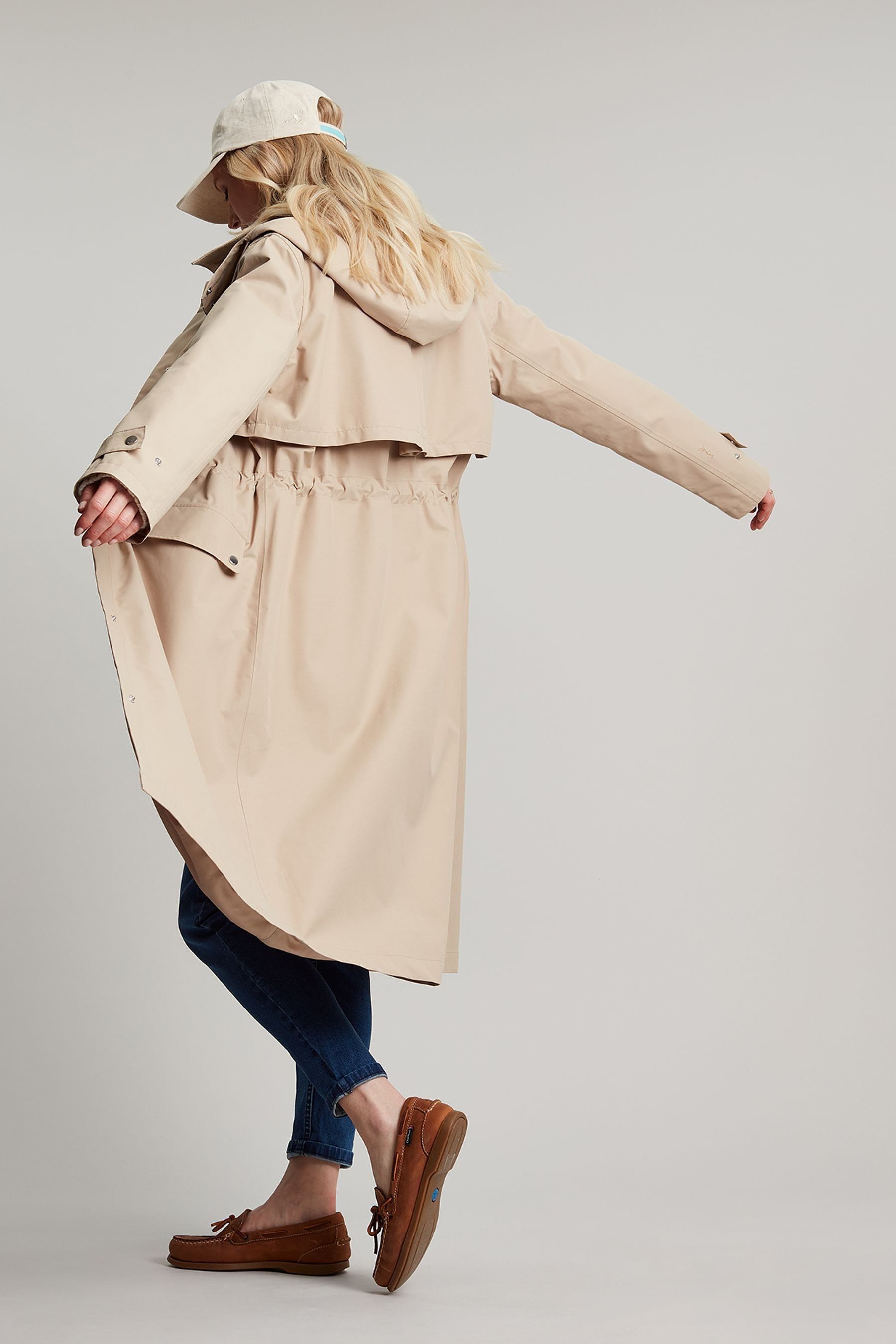 Buy Joules Brampton Hybrid White Trench Coat from Next Ireland
