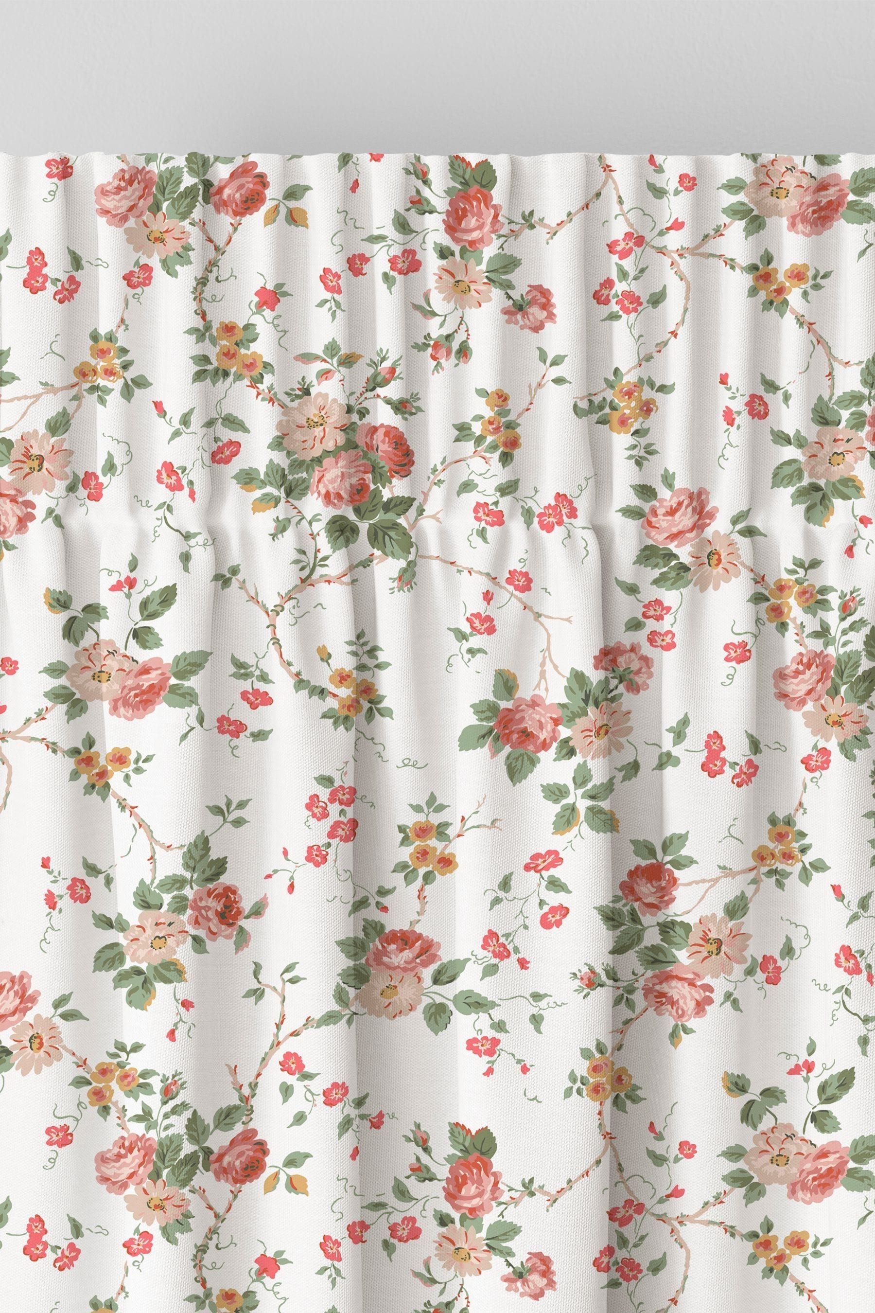 Buy Laura Ashley Antique Pink Mountney Gardens Made to Measure Curtains ...