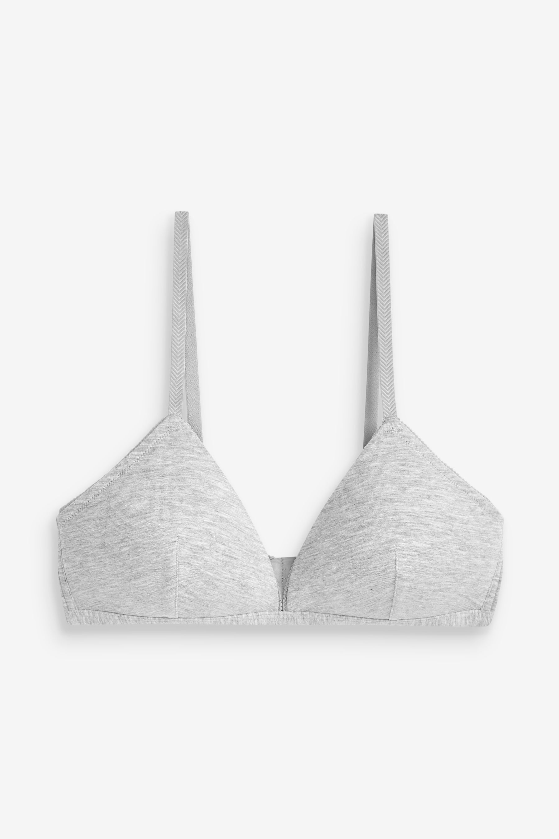 Buy Navy Blue/Grey Marl/White Pad Non Wire First Bras 3 Pack from the ...
